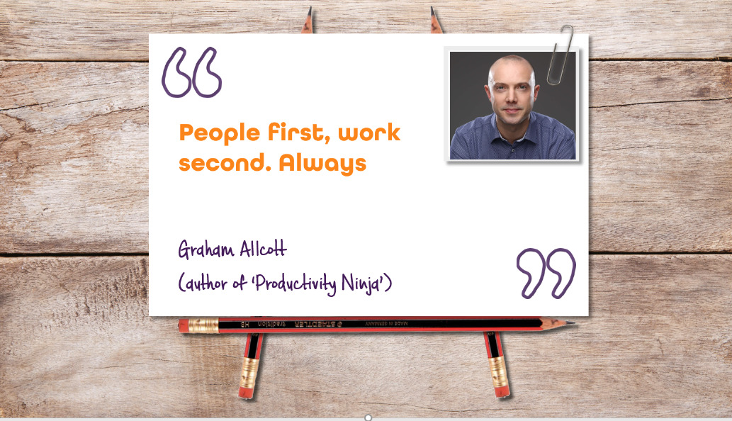 People First Work Second